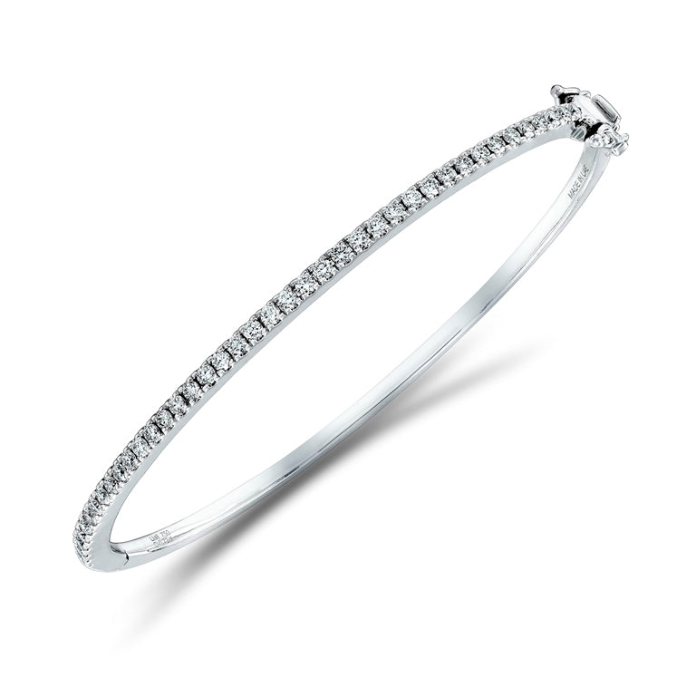 Eternal Radiance Half Eternity Diamond Bangle – LialiJewellery
